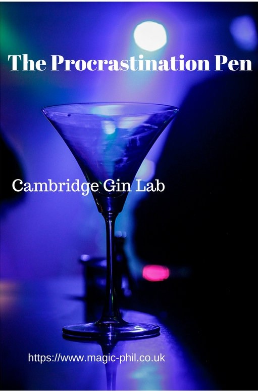 Fifty Special Things – Cambridge Gin Laboratory – The Procrastination Pen